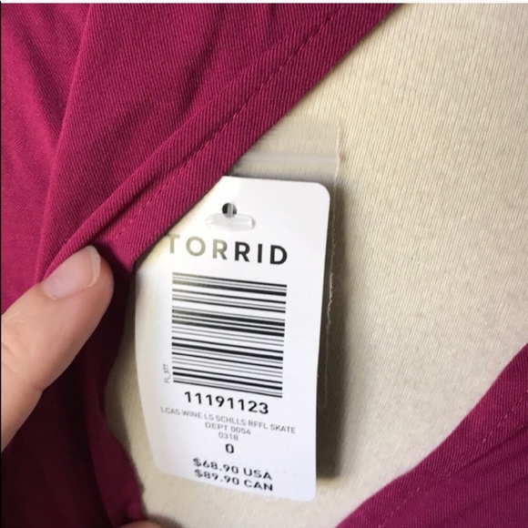 torrid | Dresses | Torrid Wine Challis Tiered Skater Dress | Poshmark